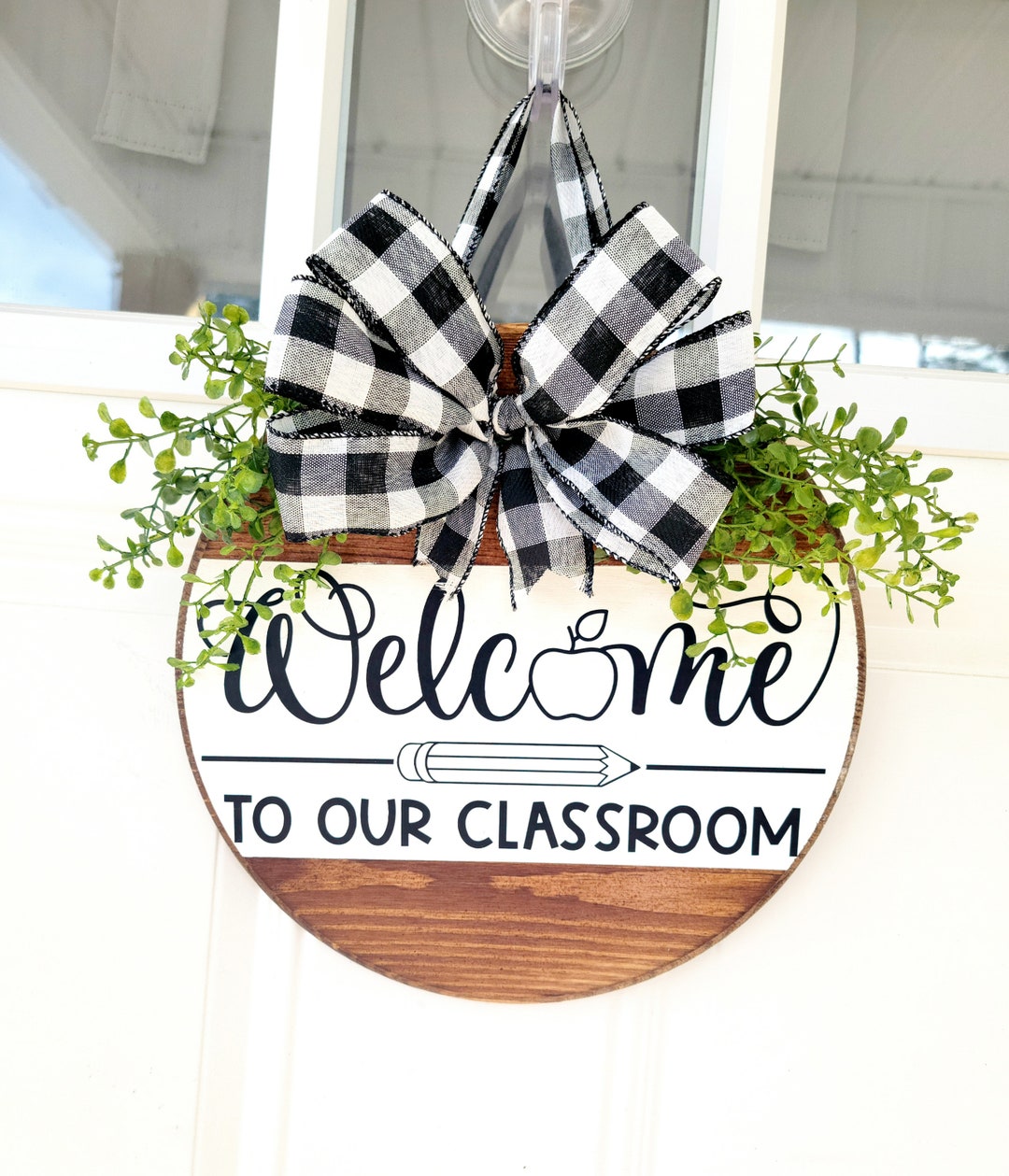 Welcome to Our Classroom Door Hanger, Teacher Decorations, Classroom ...