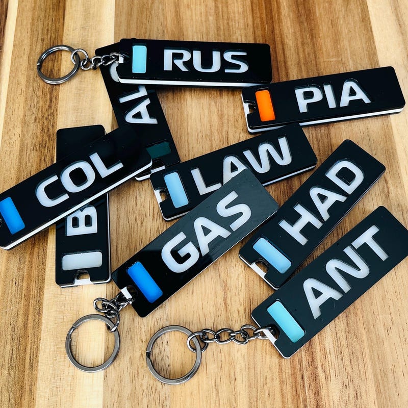 F1 Personalised Keychain - Etsy UK