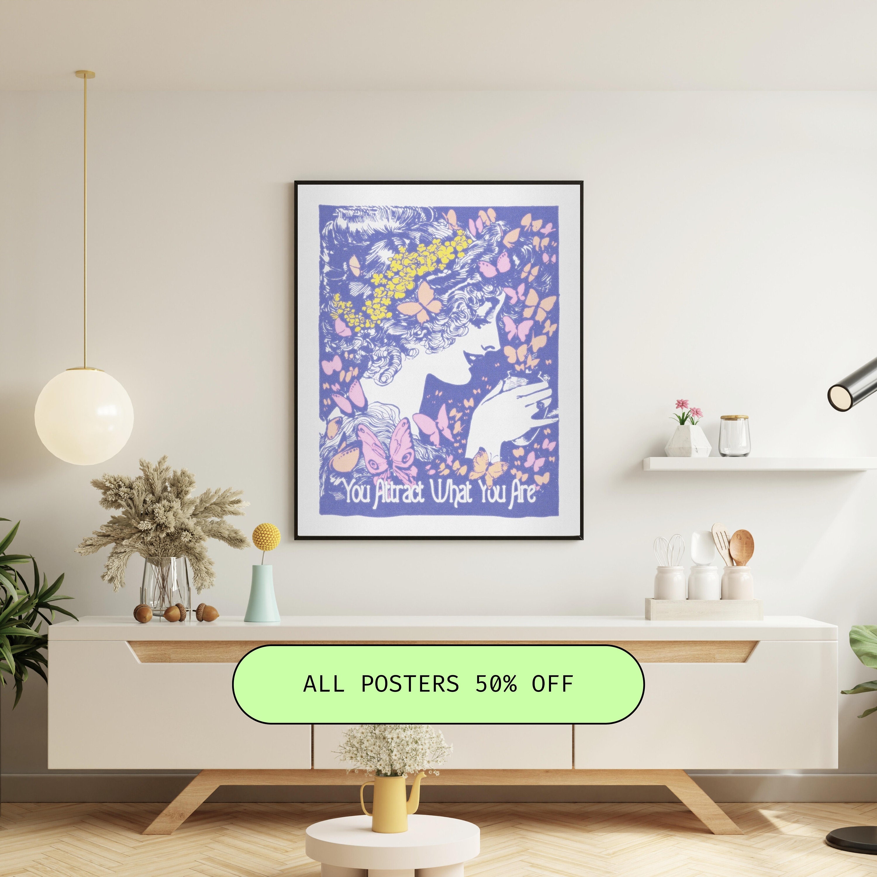 Affirmation Wall Art, Mental Health Poster, Self Love Wall Art, Wall ...