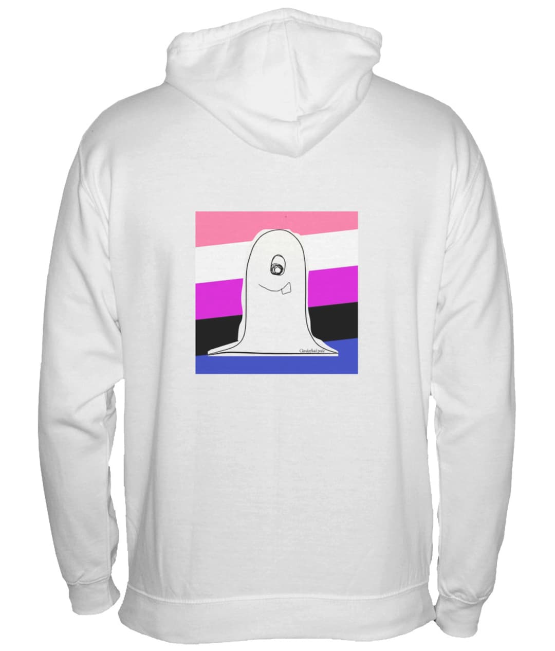 Genderfluid Pride Flag LGBTQIA Clothing Awdis College Hoodie - Etsy