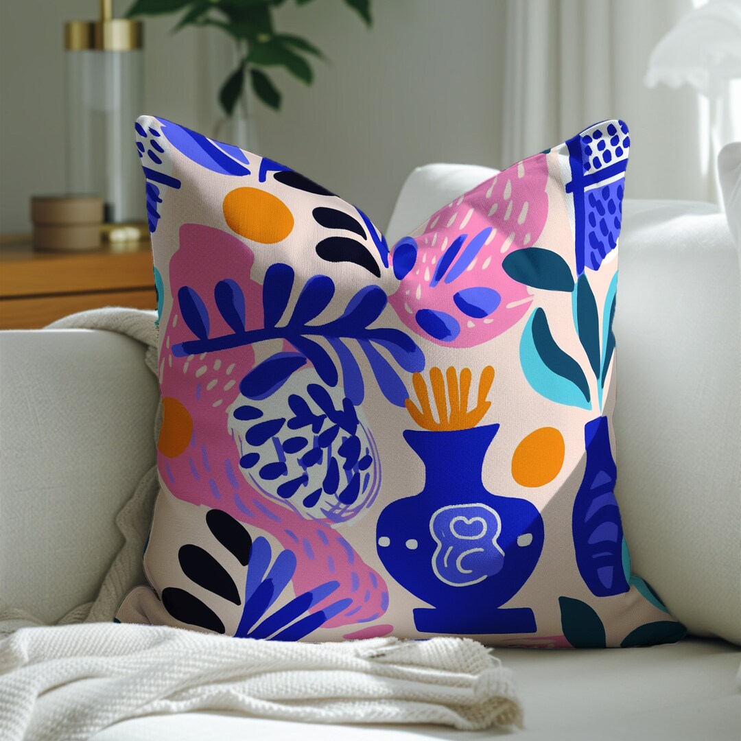 Unique French Modern Art Pillows With Patterns Inspired by Henri ...