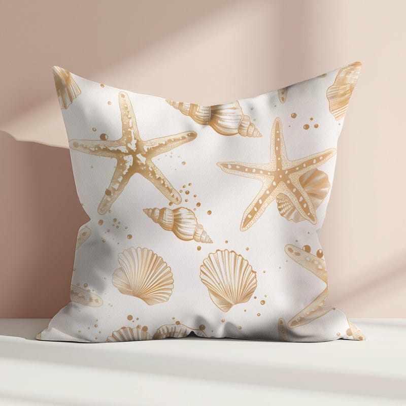 Seashell Pillow - Etsy