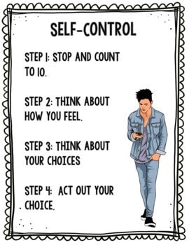Social Emotional Skill of the Week: Self Control (middle and High ...