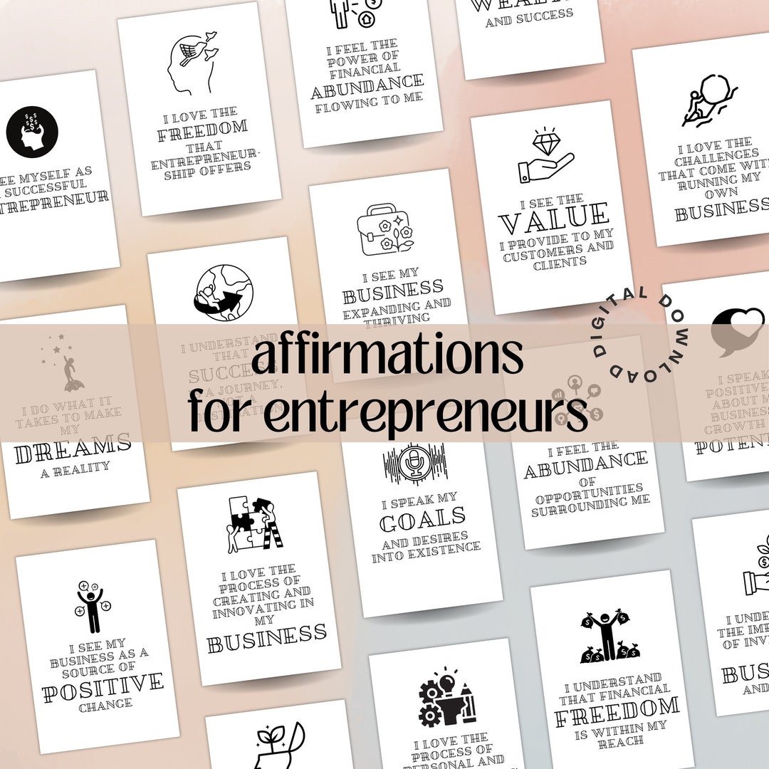 Affirmations for Entrepreneurs - Business Mindset & Success ...