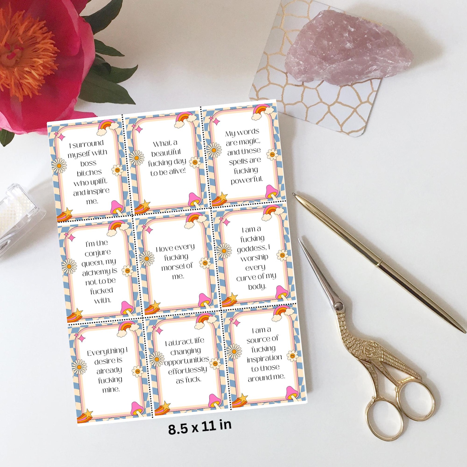 Sweary Affirmations, Swear Affirmations, Badass Affirmation Cards ...