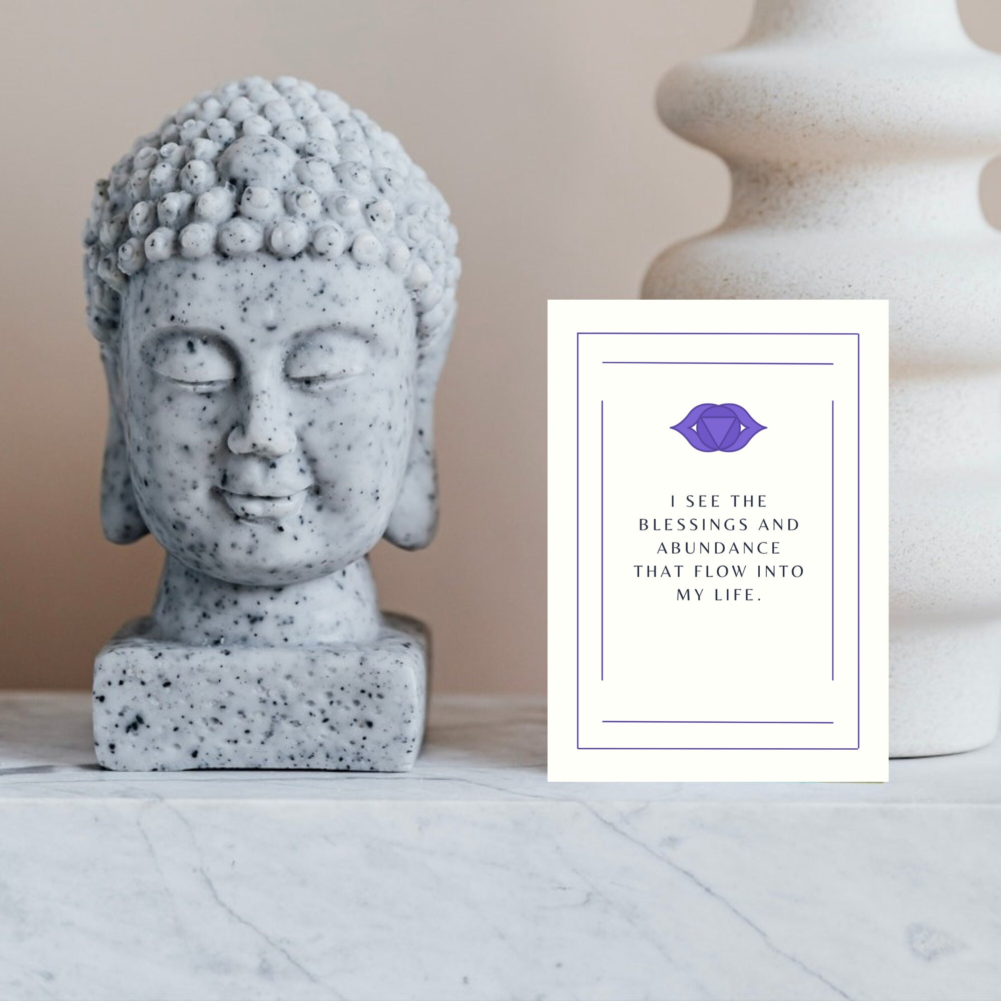 Chakra Card Set Chakra Healing Affirmation Cards Positive Affirmation ...