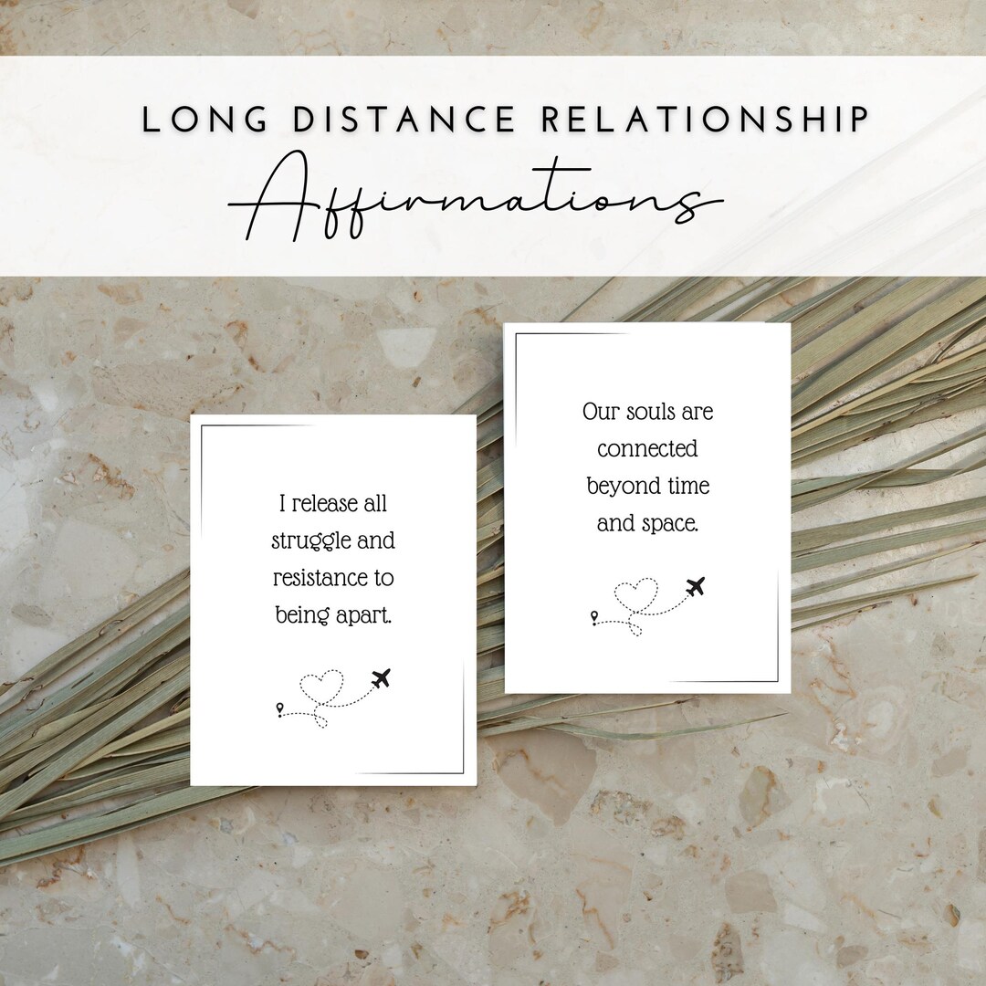 Affirmations for Long Distance Relationships - Release Resistance ...