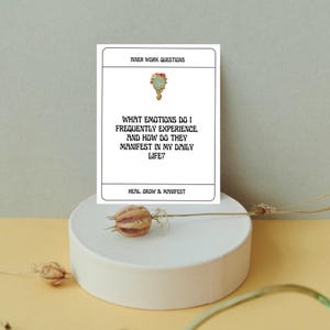 Printable Self-reflection Journal Prompt Cards | Inner Work ...