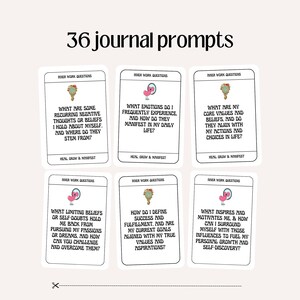 Printable Self-reflection Journal Prompt Cards | Inner Work ...