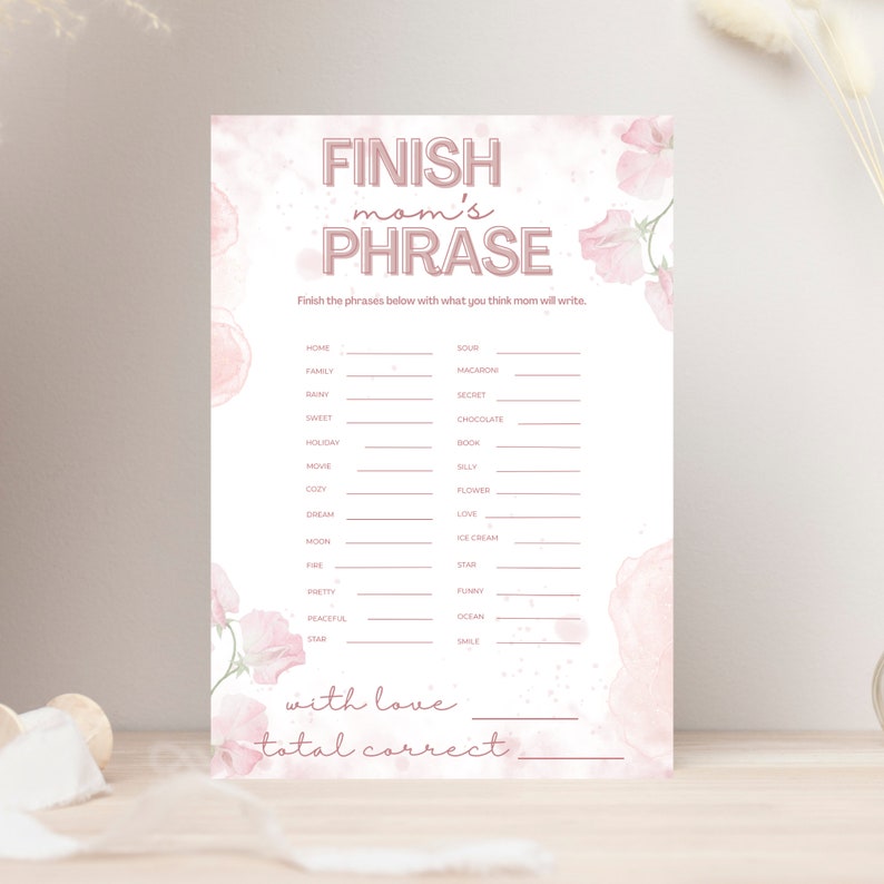 Mother's Day Game Bundle Printable Mother's Day Party Games Mother's ...