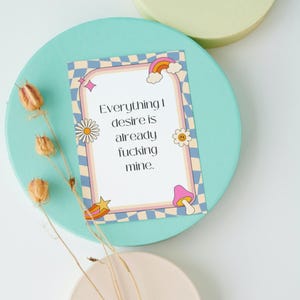Sweary Affirmation Cards, Badass Printable Affirmations (digital ...