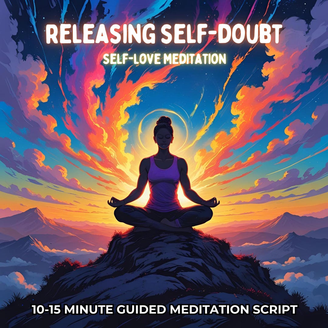 Releasing Self-doubt, Self-love Guided Meditation Script for Personal ...