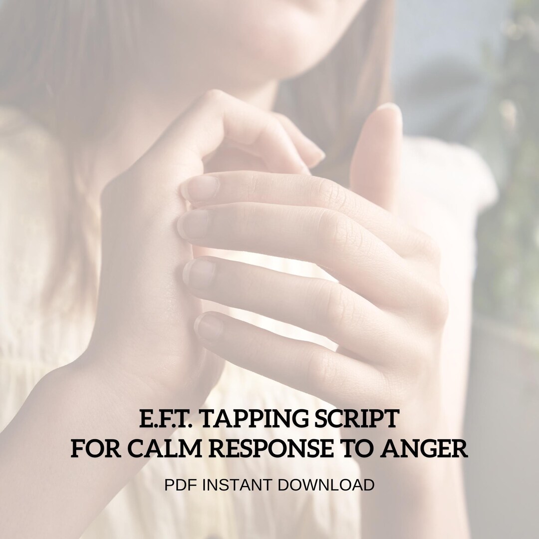 Anger Management EFT Tapping Script, Done for You Digital Products ...