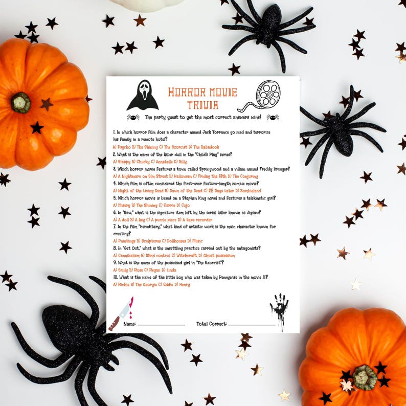 Halloween Games Bundle Editable Halloween Party Games Canva Template ...