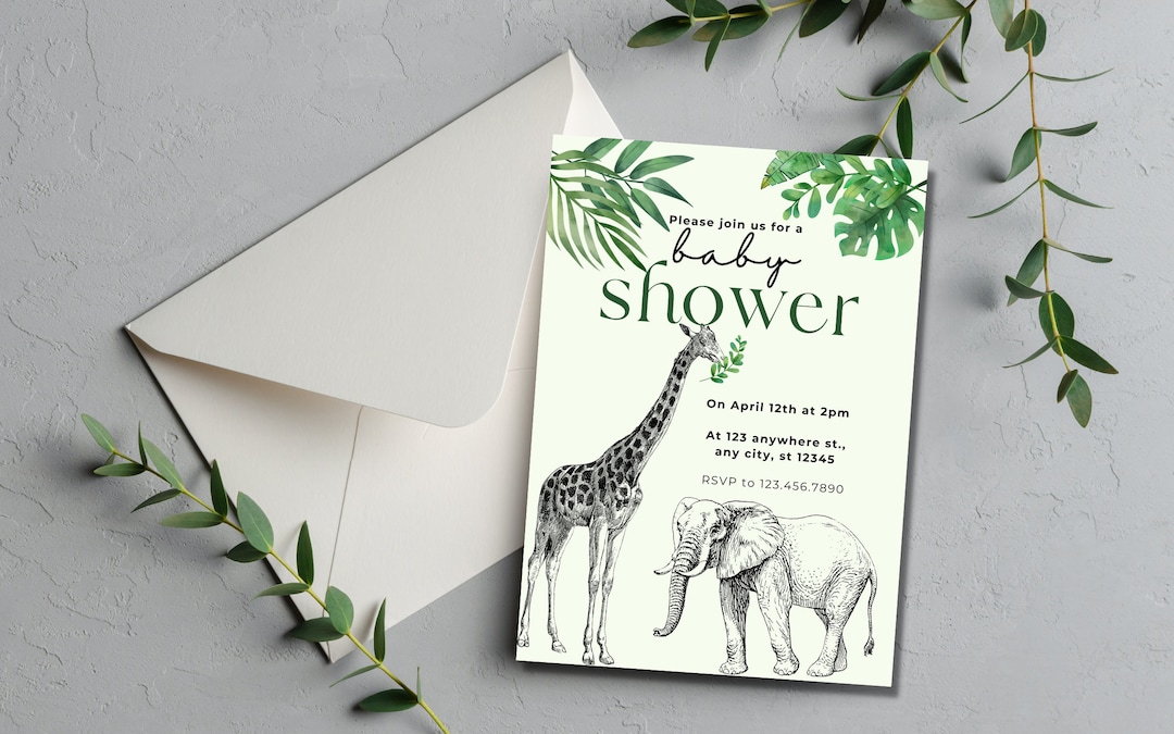 Electronic Baby Shower Invitation - Etsy