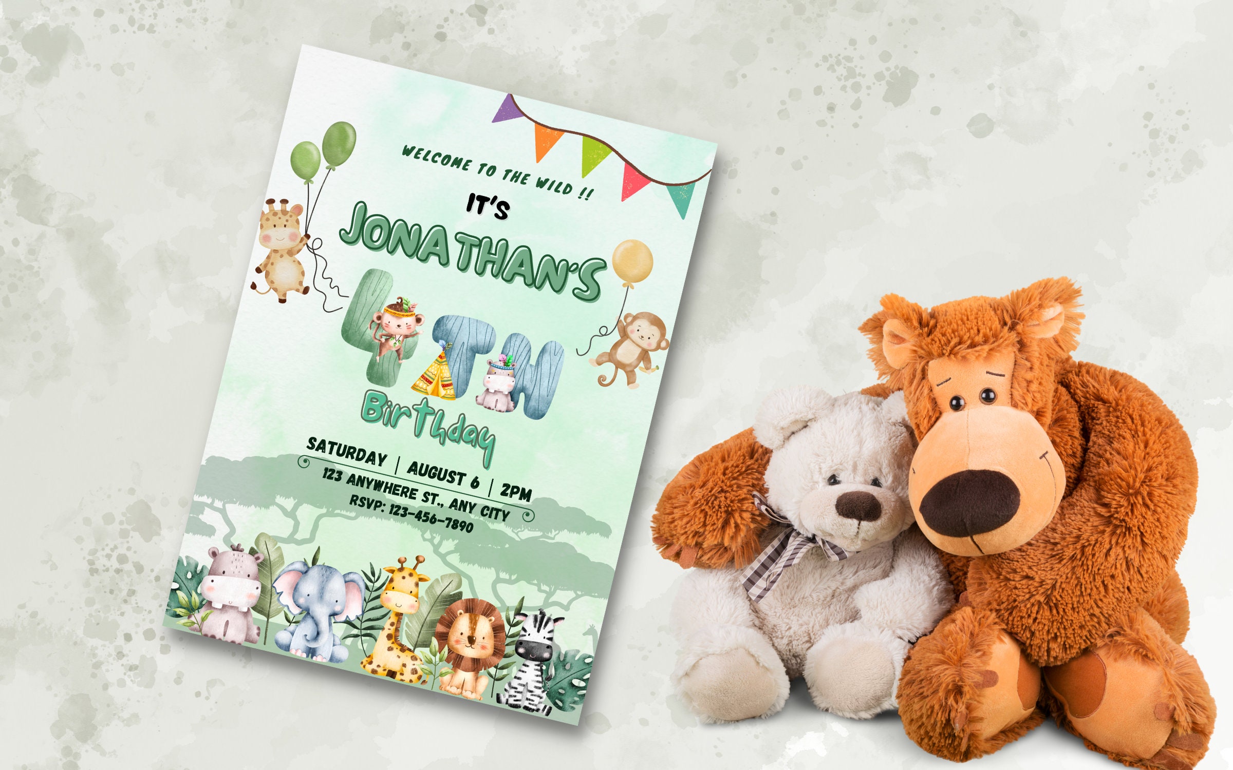 Electronic Birthday Invitation - Etsy