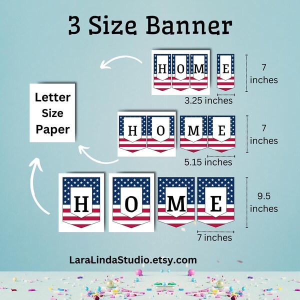 Welcome Home Banner - Etsy