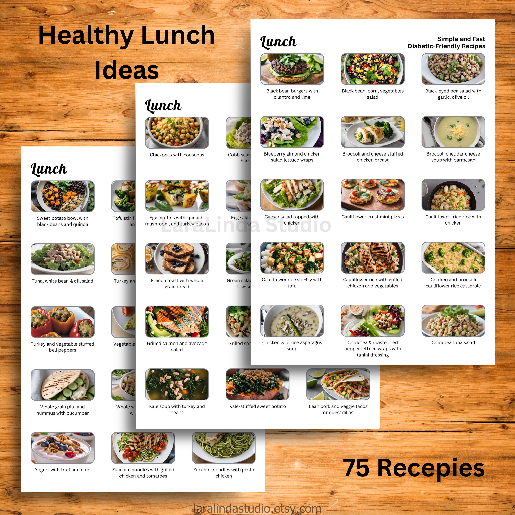 Diabetes Meal List for Lunch Diabetic Friendly Lunch Easy Recipes for ...