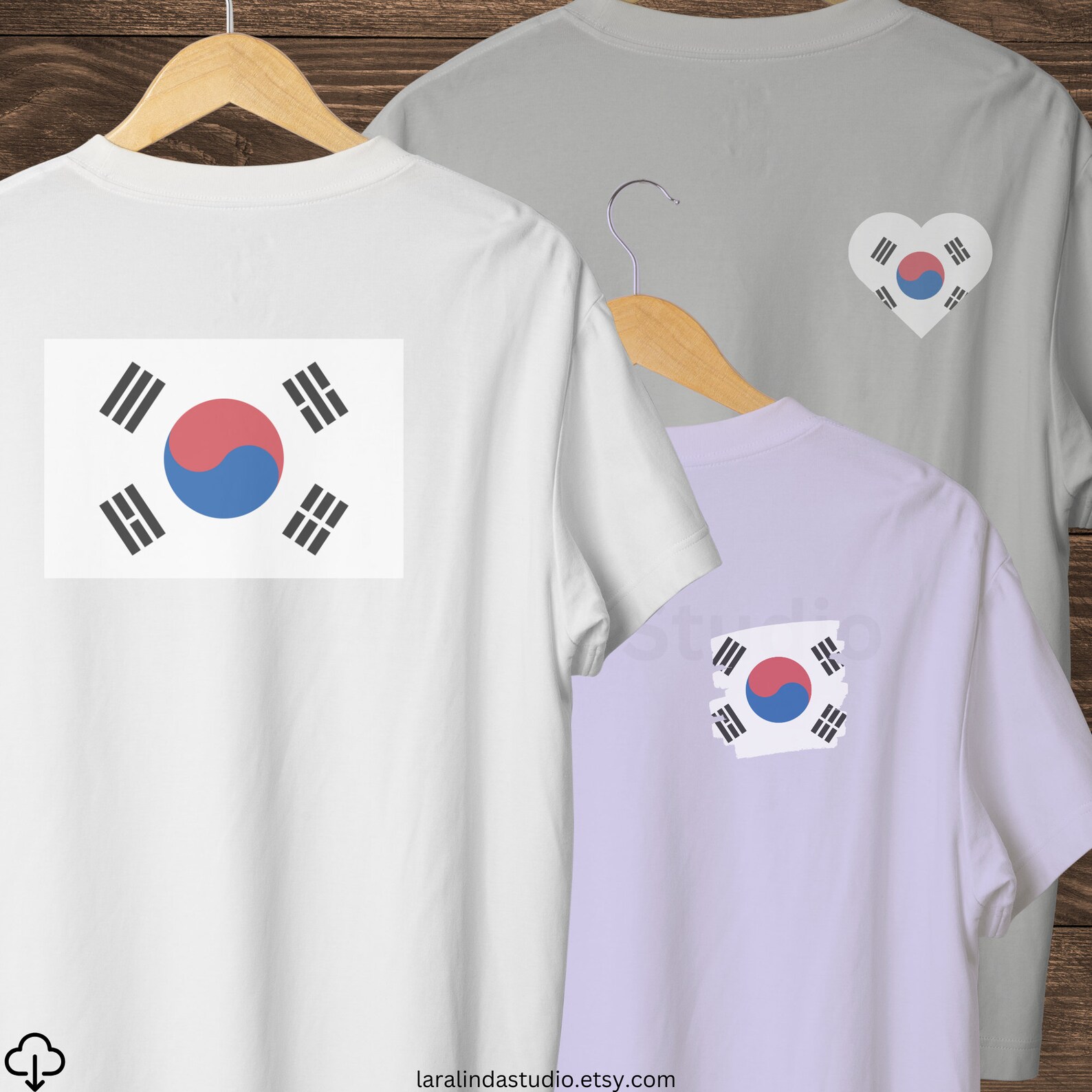 South Korea Flag Bundle 77 SVG & 77 PNG Printable Files for Ready to ...