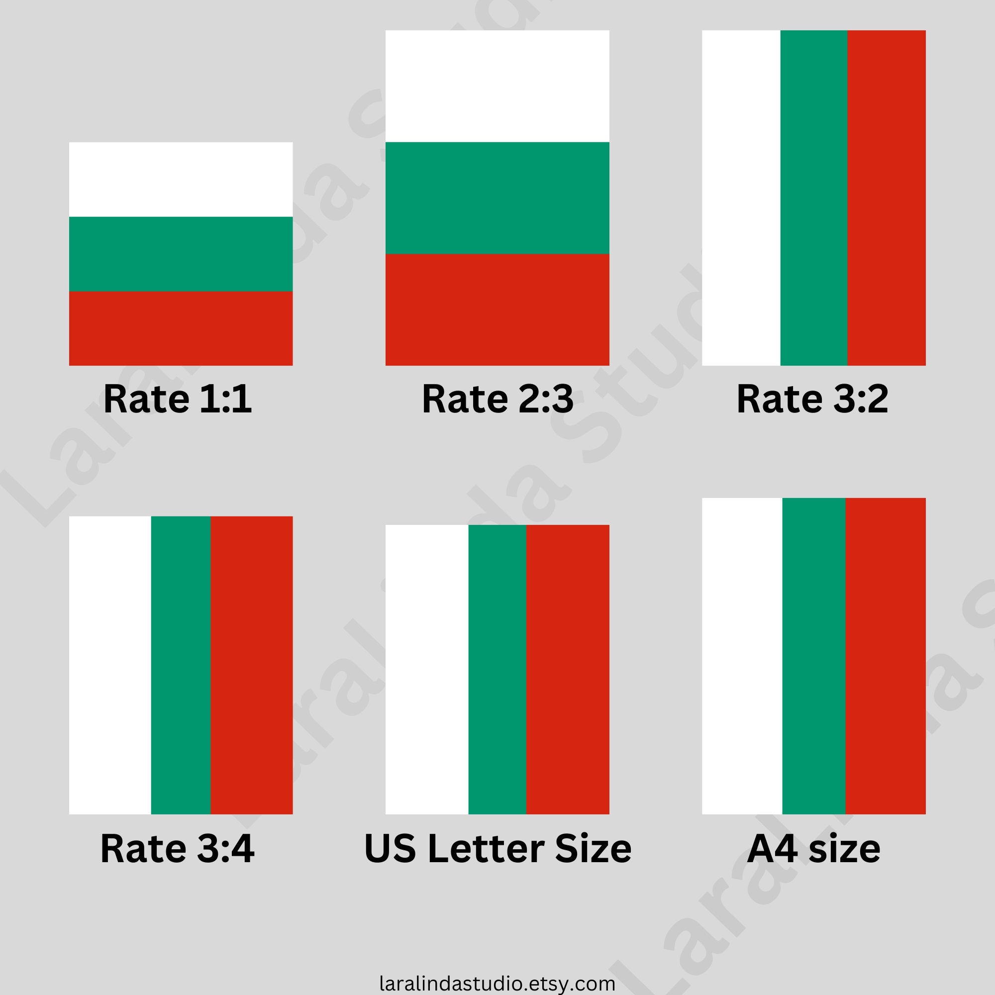 Bulgaria Flag Bundle 77 SVG & PNG Printable Files for Ready to Use ...