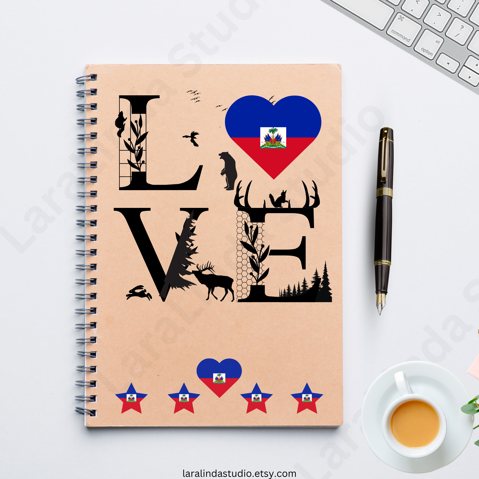 Haiti Flag Bundle 77 SVG & PNG Printable Files for Ready to Use Designs ...