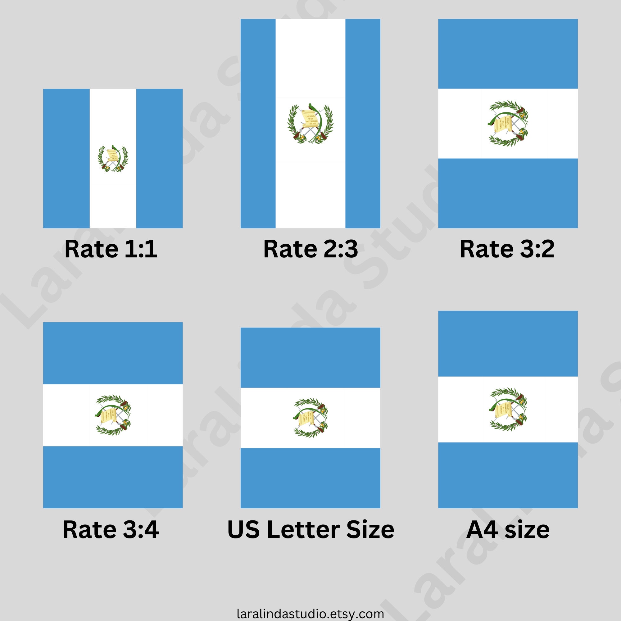 Guatemala Flag Bundle 77 SVG & PNG Printable Files for Ready to Use ...