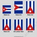 Cuba Flag Bundle 77 SVG & PNG Printable Files for Ready to Use Designs ...