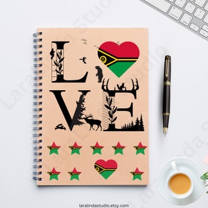 Vanuatu Flag Bundle 77 SVG & PNG Printable Files for Ready to Use ...