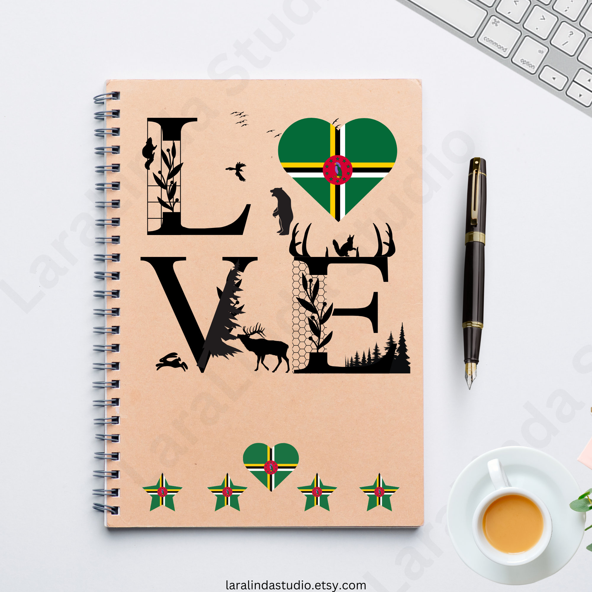 Dominica Flag Bundle 77 SVG & PNG Printable Files for Ready to Use ...