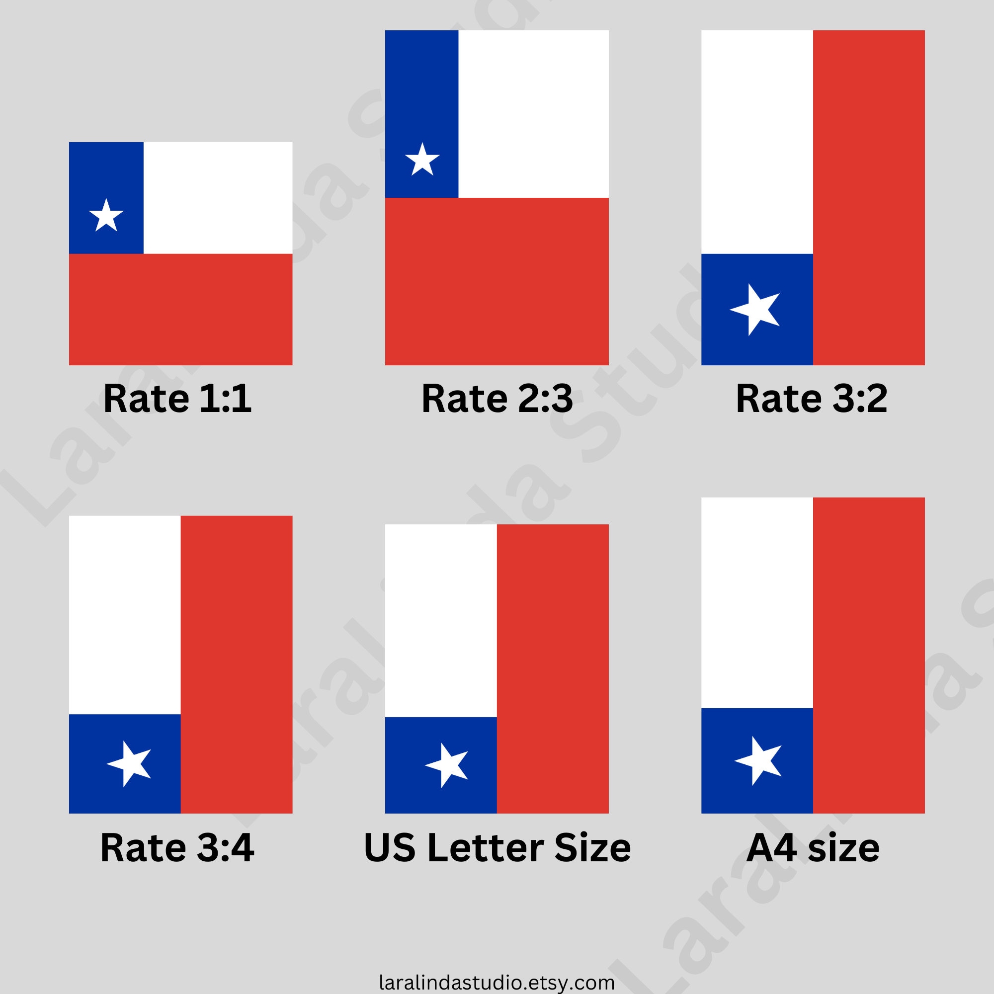 Chile Flag Bundle 77 SVG & PNG Printable Files for Ready to Use Designs ...