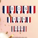 France Flag Birthday Printable Bon Anniversaire Decor Banner in 3 ...