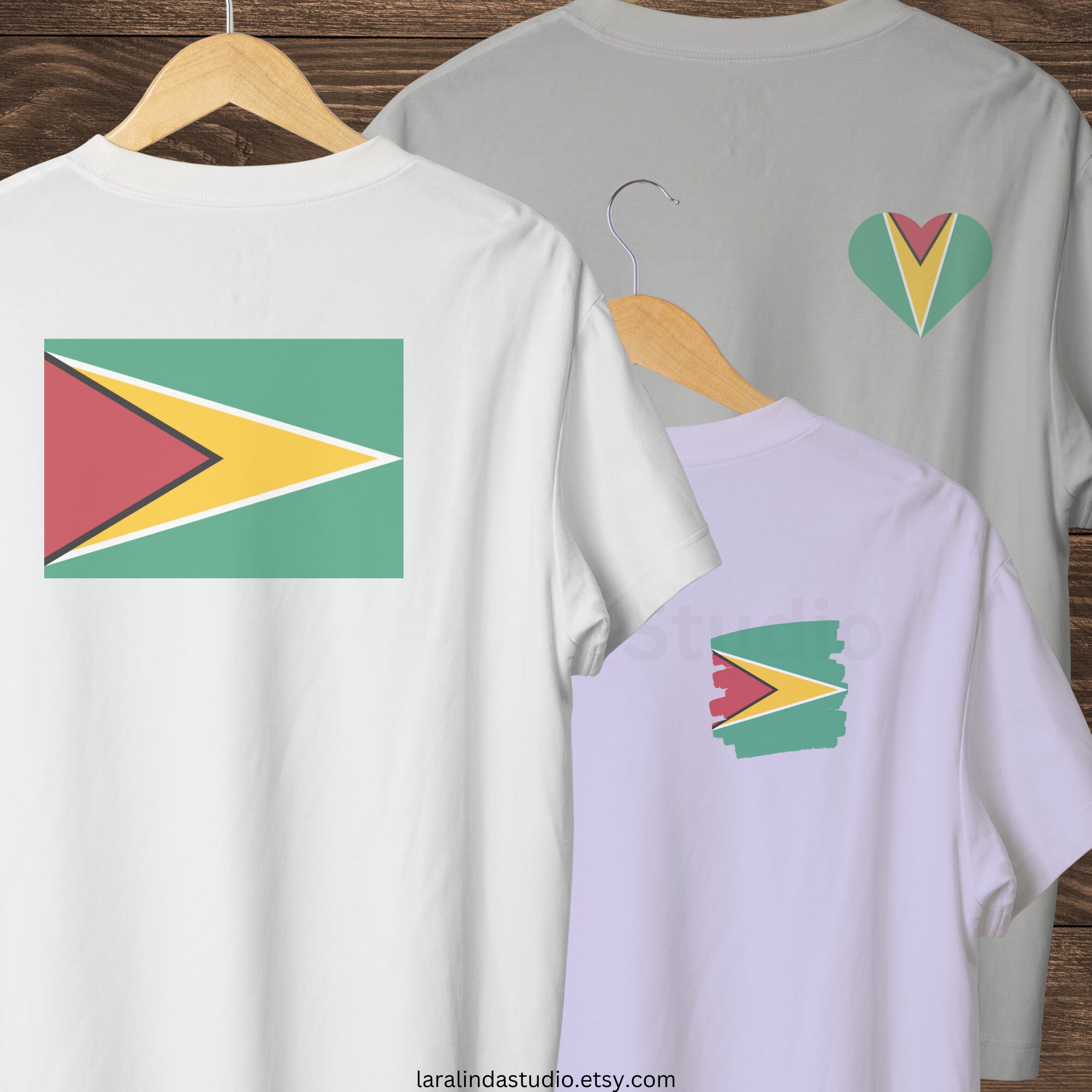 Guyana Flag Bundle 77 SVG & PNG Printable Files for Ready to Use ...