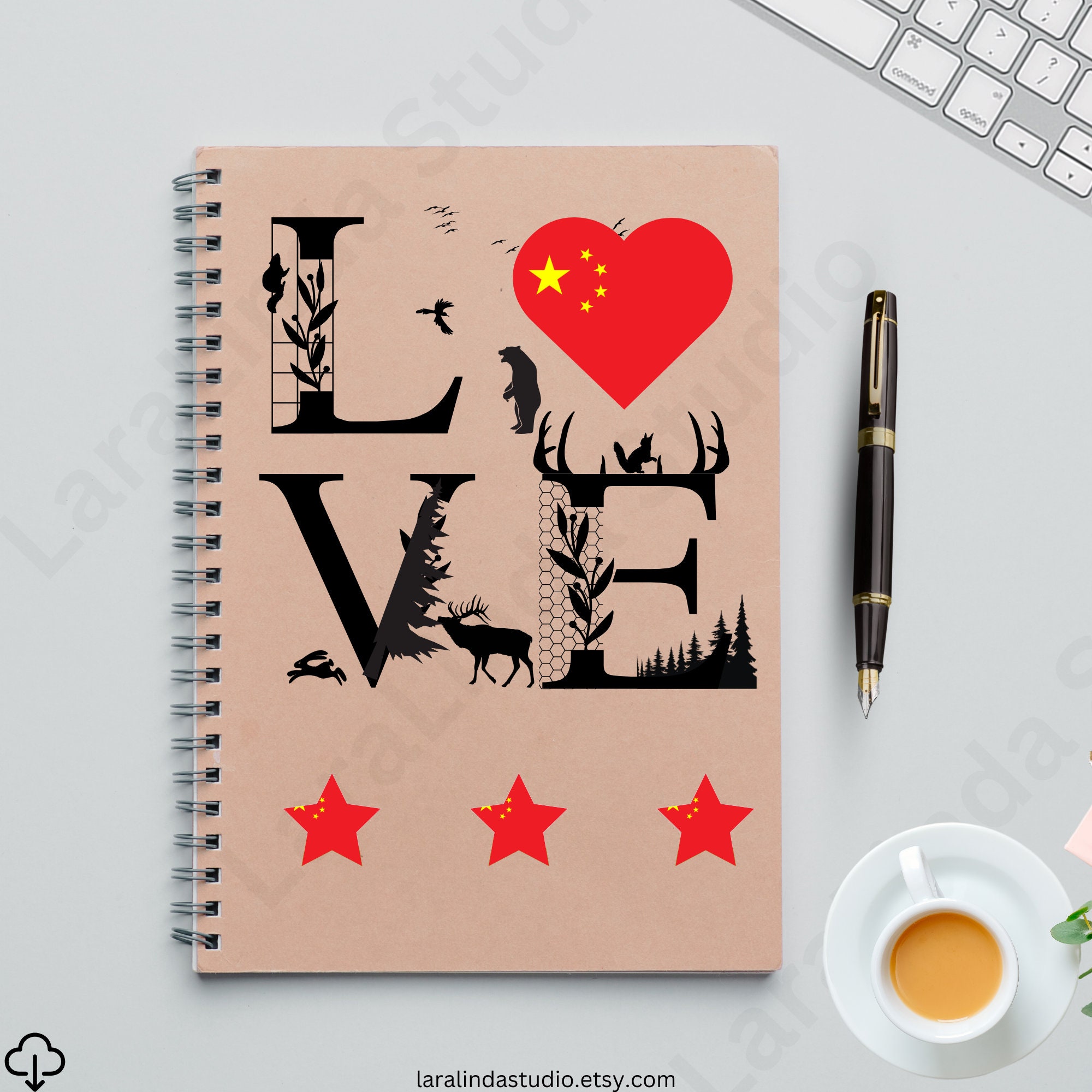 China Flag Bundle 77 SVG & 77 PNG Printable Files for Ready to Use ...