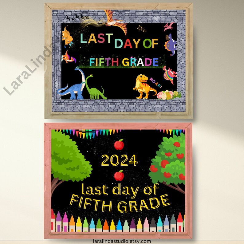 Last Day of Fifth Grade Graduate 15 Different Designs for 5th Grade ...
