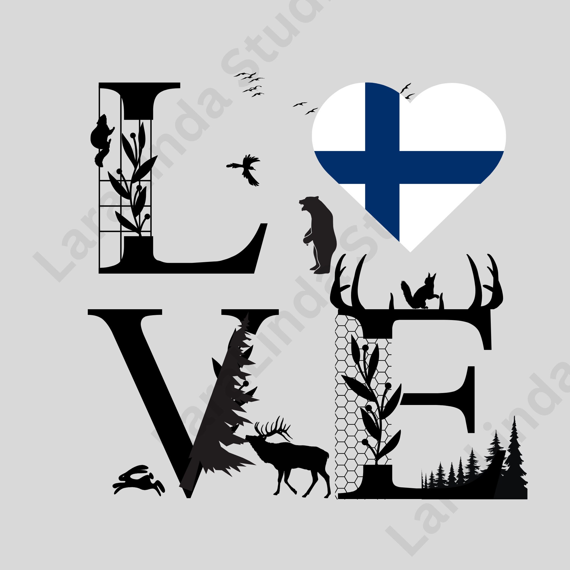 Finland Flag Bundle 53 SVG & PNG Printable Files for Ready to Use ...