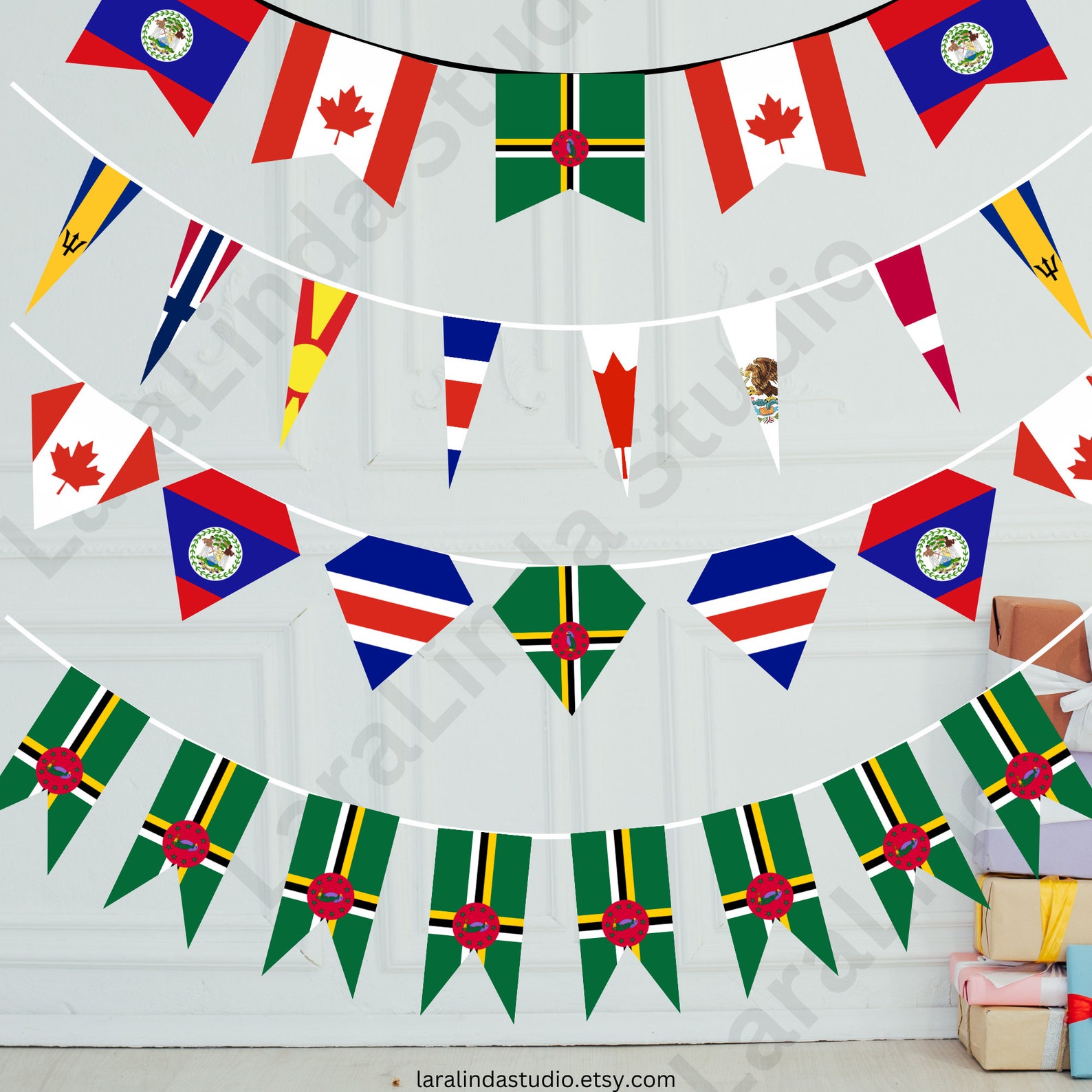 Dominica Flag Bundle 77 SVG & PNG Printable Files for Ready to Use ...