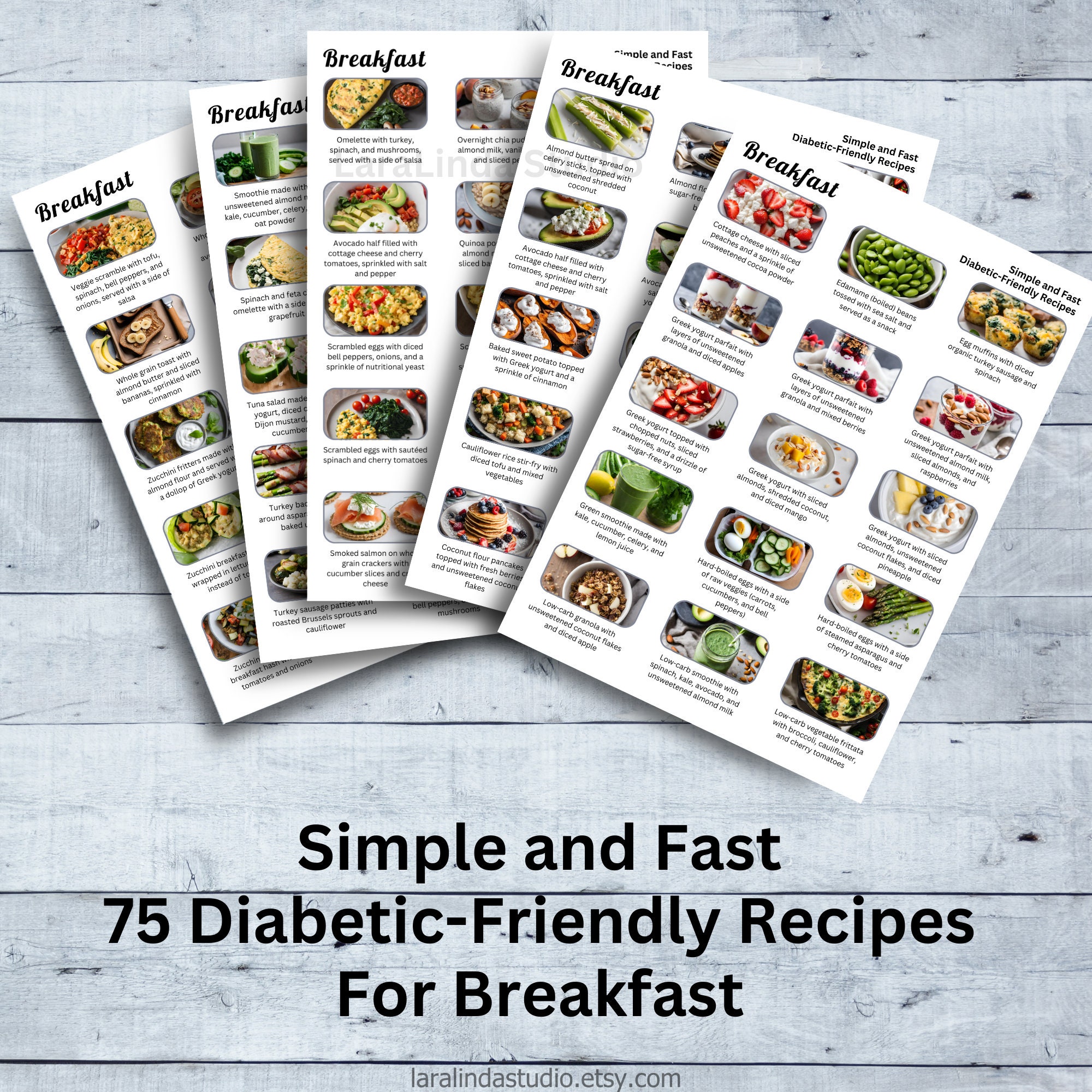 Diabetes Meal List for Breakfast Diabetic Friendly Breakfast Easy ...
