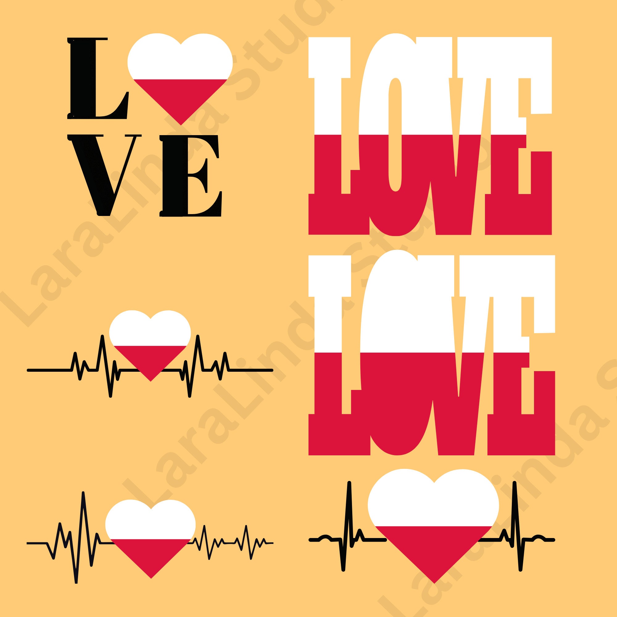 Poland Flag Bundle 53 SVG and PNG Files for Ready to Print Designs - Etsy