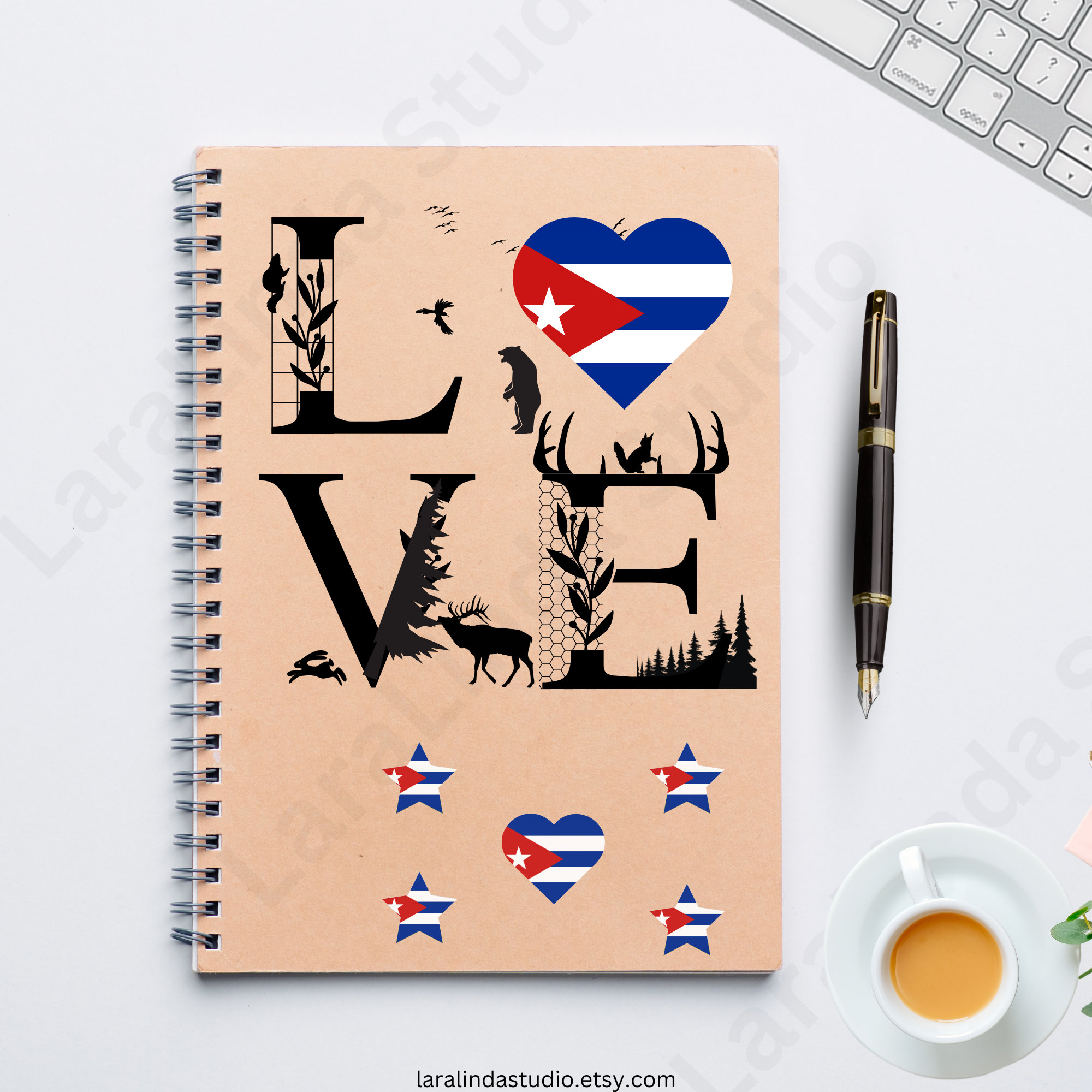 Cuba Flag Bundle 77 SVG & PNG Printable Files for Ready to Use Designs ...