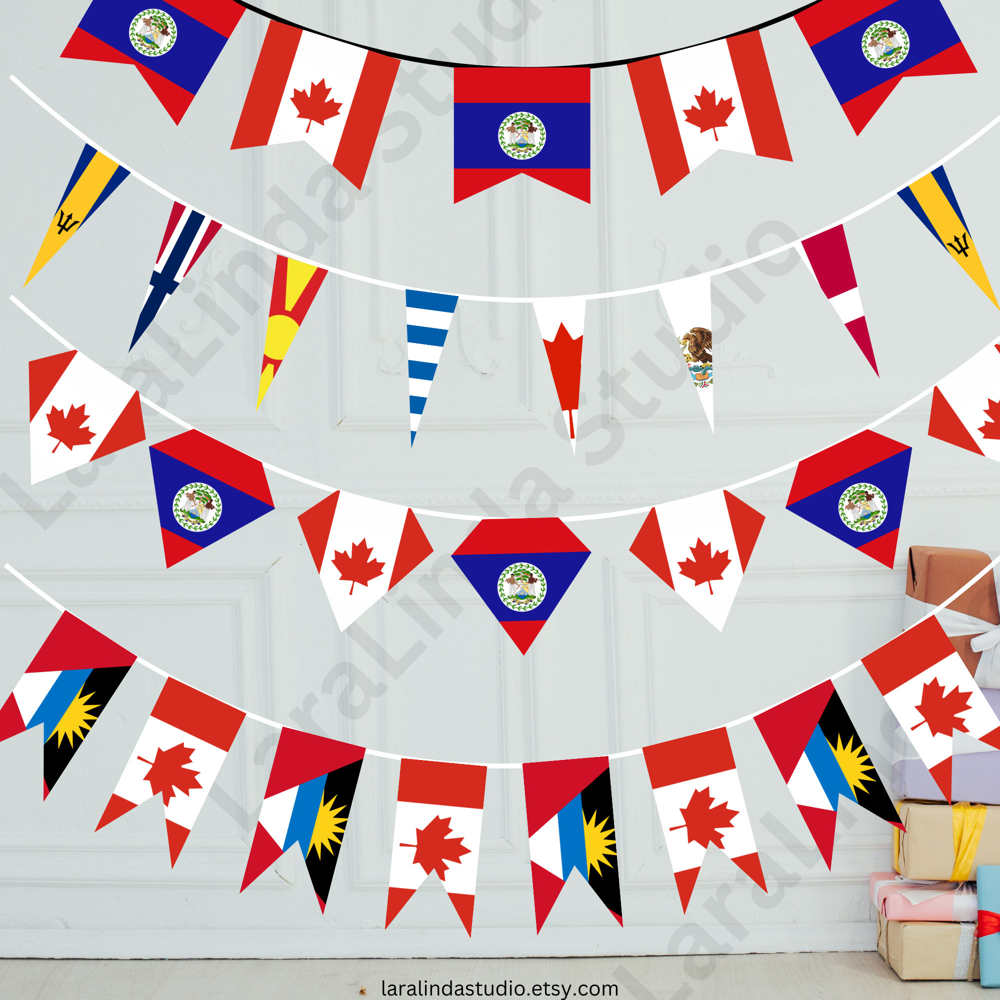 Canada Flag Bundle 77 SVG & PNG Printable Files for Ready to Use ...