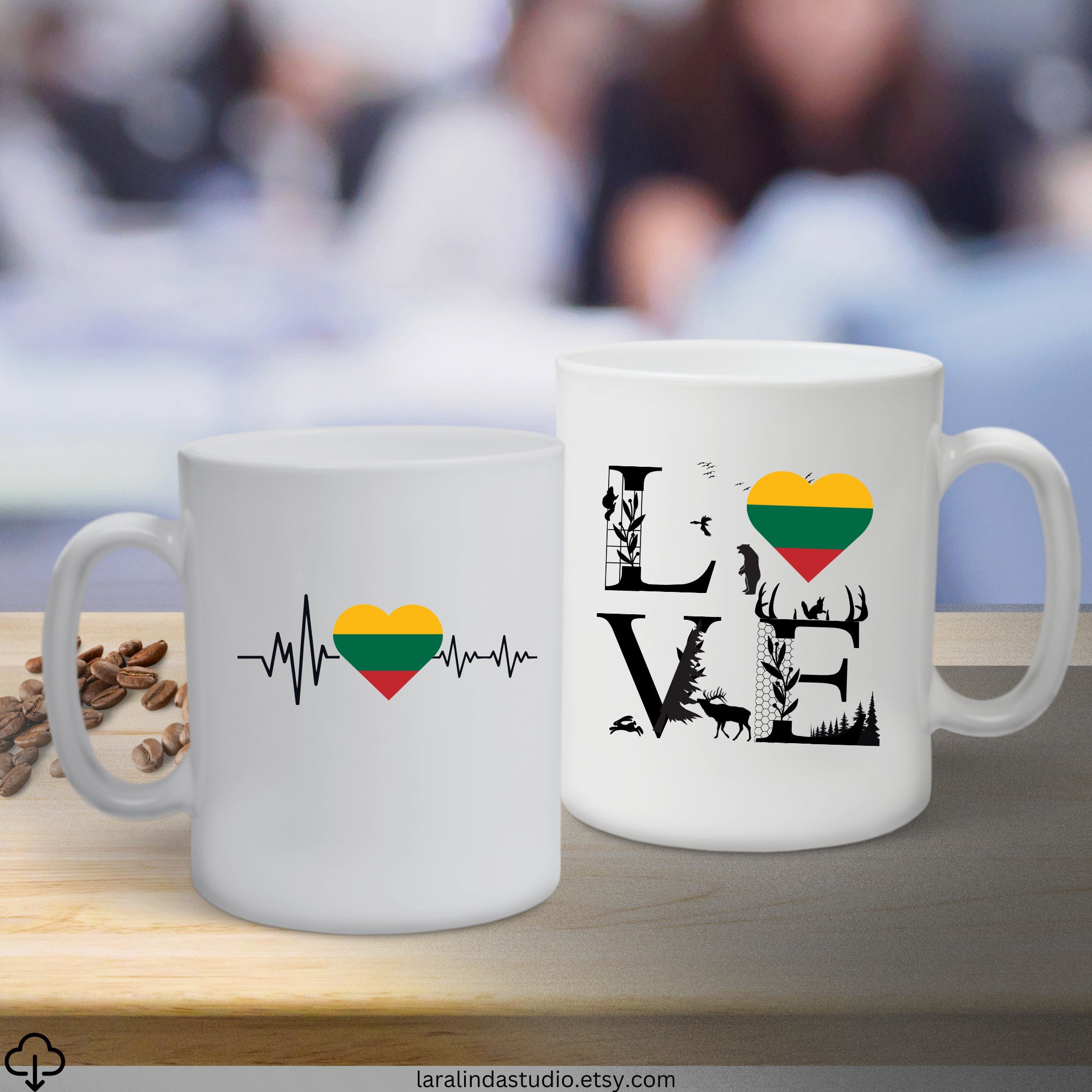 Lithuania Flag Bundle 77 SVG & PNG Printable Files for Ready to Use ...