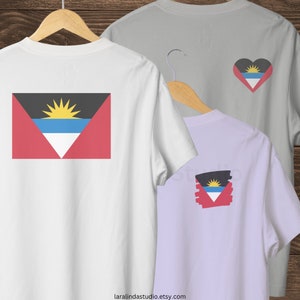Antigua and Barbuda Flag Bundle 77 SVG & PNG Printable Files for Ready ...