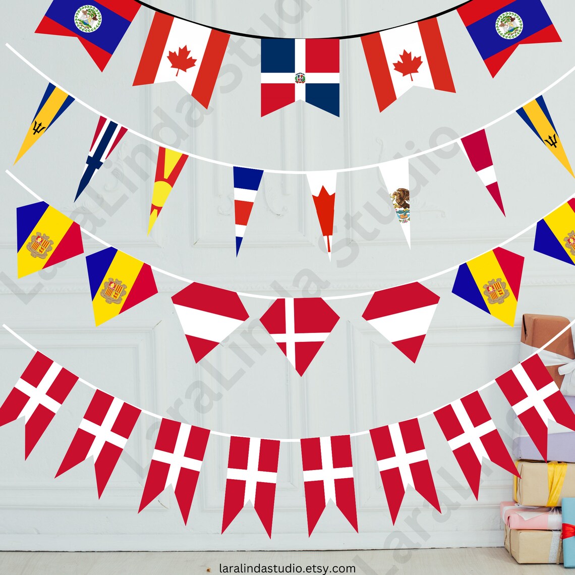 Denmark Flag Bundle 77 SVG & PNG Printable Files for Ready to Use ...