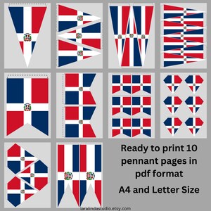 Dominican Republic Flag Bundle 77 SVG & PNG Printable Files for Ready ...