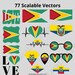 Guyana Flag Bundle 77 SVG & PNG Printable Files for Ready to Use ...