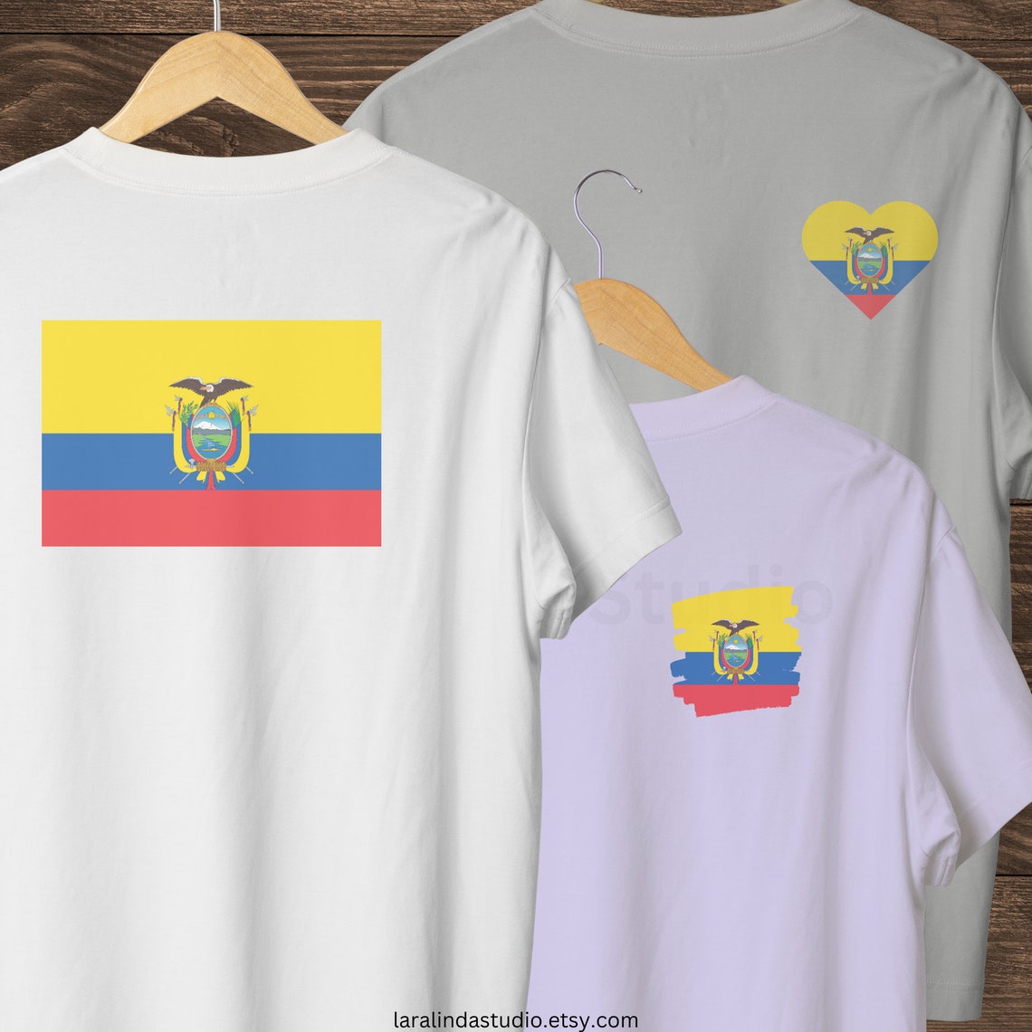 Ecuador Flag Bundle 77 SVG & PNG Printable Files for Ready to Use ...
