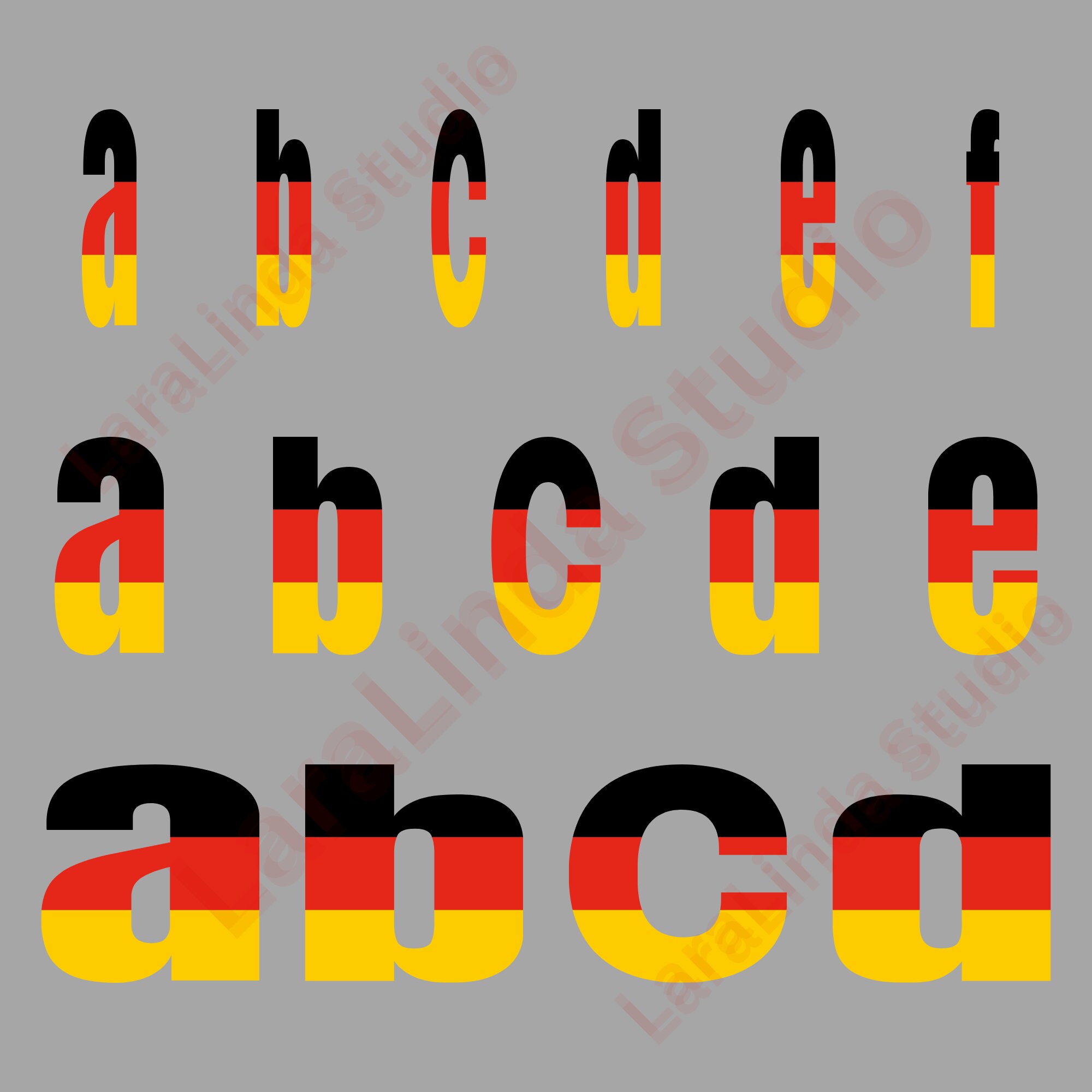 Germany Flag Alphabet and Numbers Svg Files 186 Files - Etsy