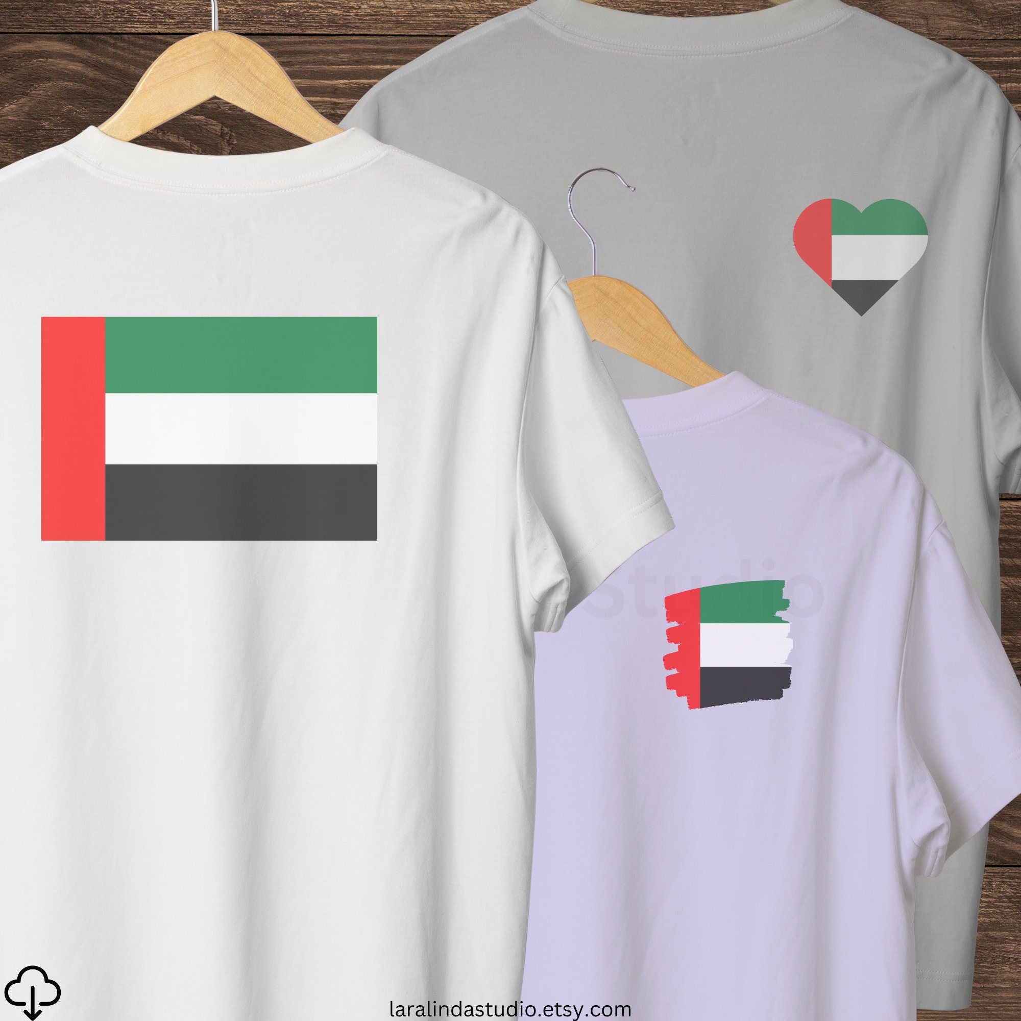 United Arab Emirates Flag Bundle 77 SVG & 77 PNG Printable Files for ...