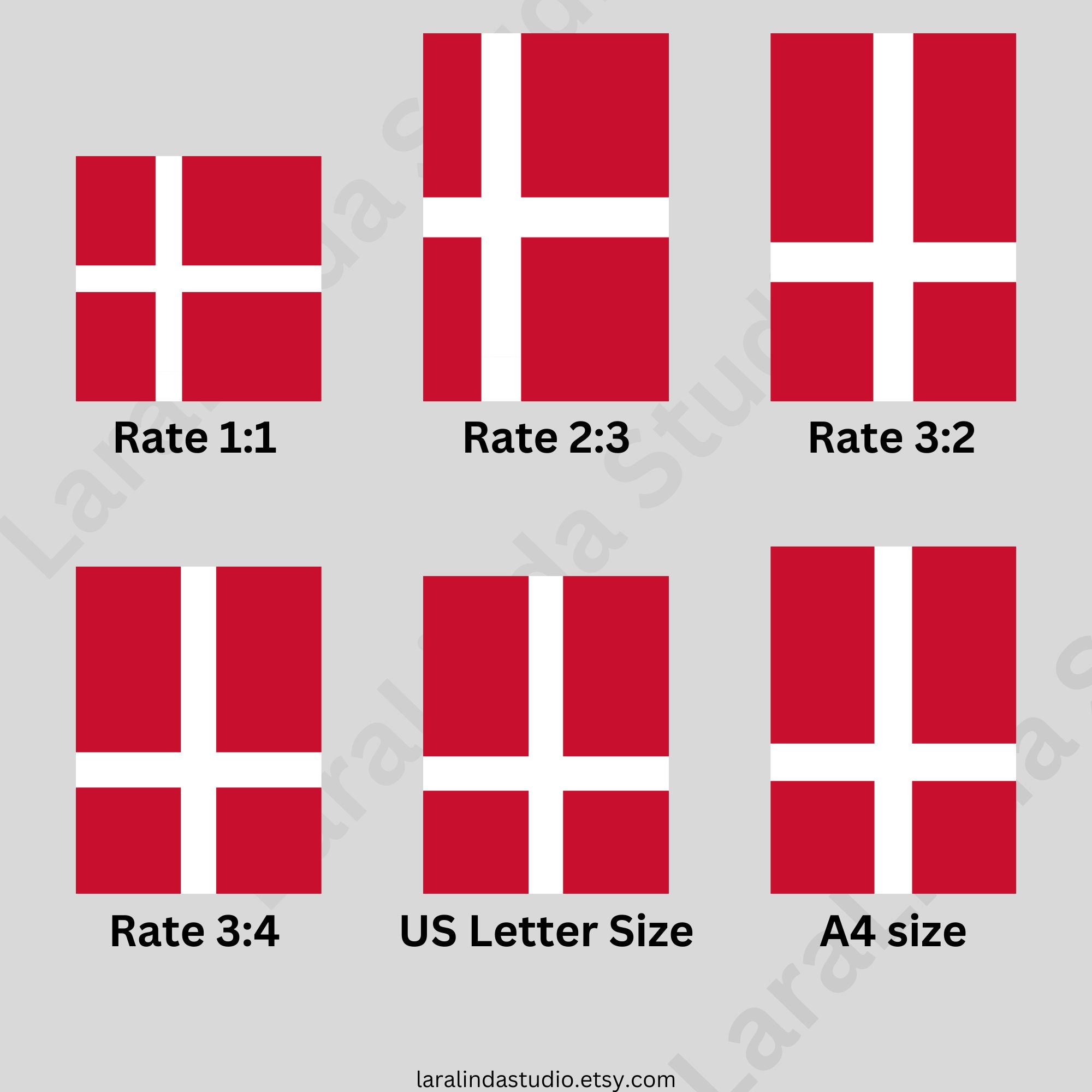 Denmark Flag Bundle 77 SVG & PNG Printable Files for Ready to Use ...
