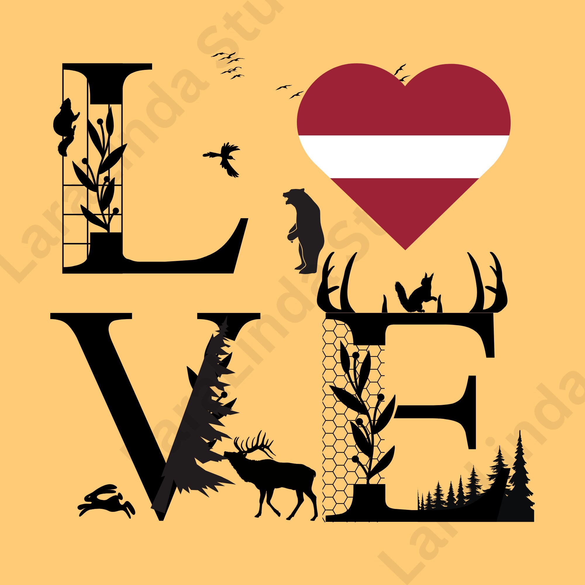 Latvia Flag Bundle 53 SVG and PNG Files for Ready to Print Designs - Etsy